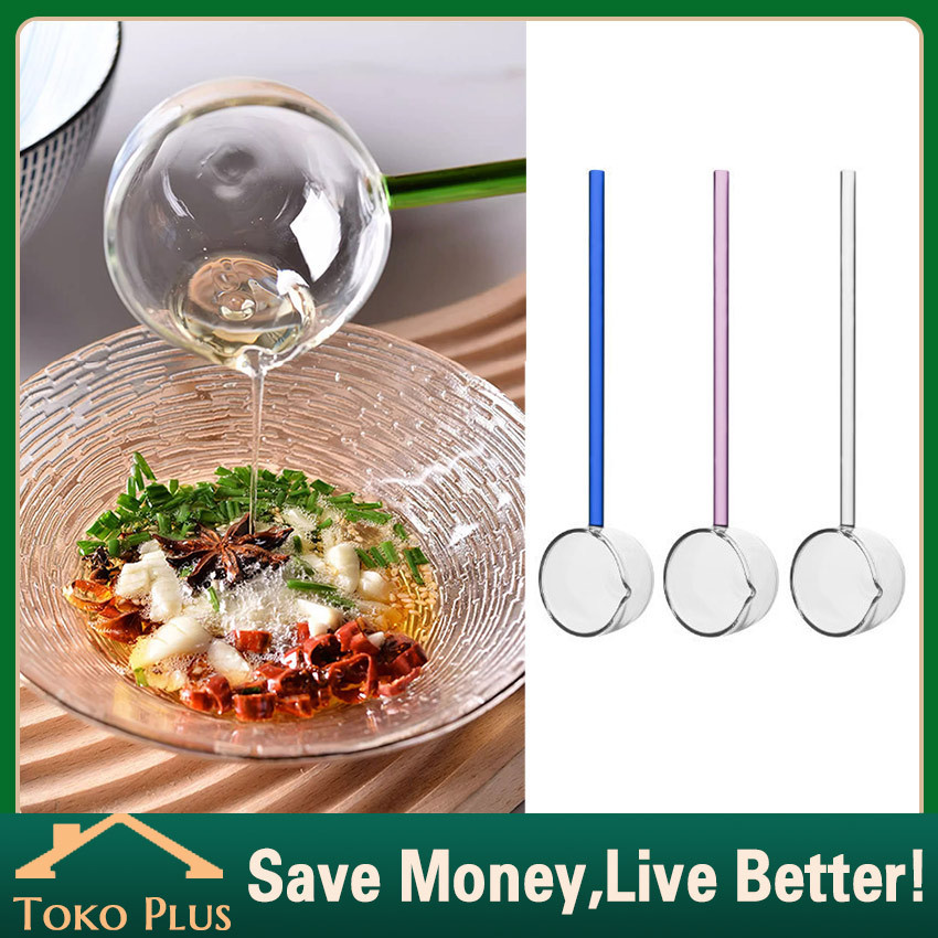 Jual Sendok Takar Kaca Glass Measuring Spoon Warna Warni / Glass Spoon ...