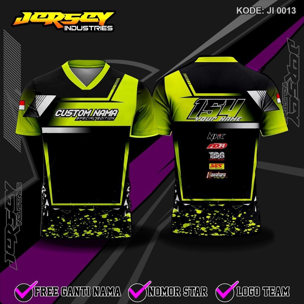 Jual Baju Jersey Racing Desain Simple, Kaos Jersey Team Racing Balap ...