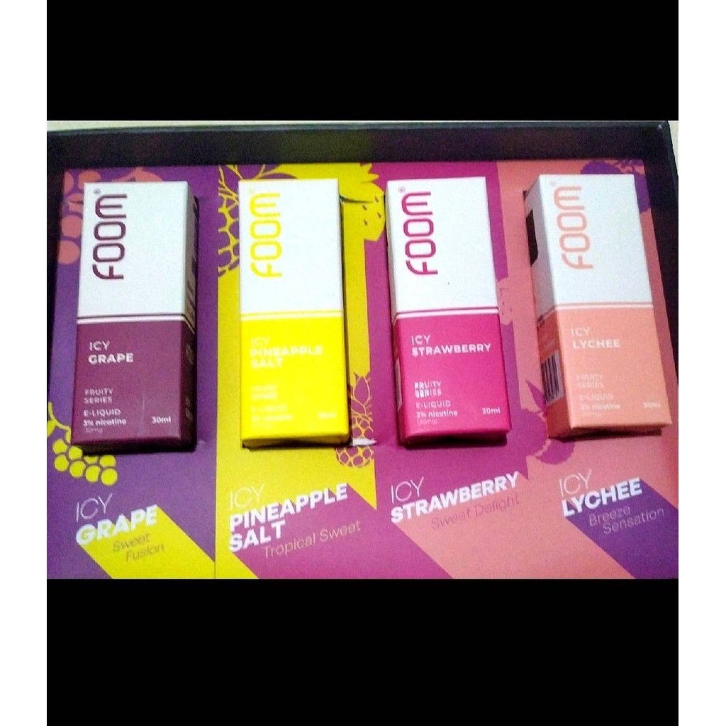Jual LIQUID Salt nicotine FOOM New Icy series 30ml 30mg | Shopee Indonesia