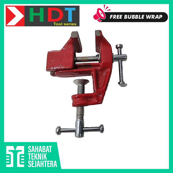 Jual HDT Catok Meja 40mm Alat Penjepit Klem Kayu Clamp Tanggem Ragum ...