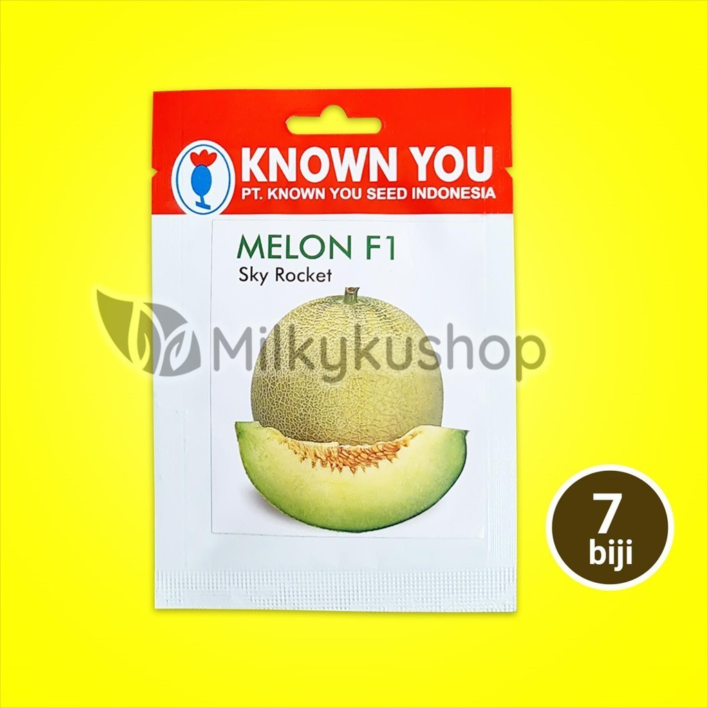 Jual BENIH KYS KNOWN YOU SEED MELON F1 SKY ROCKET 8 BIJI KEMASAN PABRIK ...