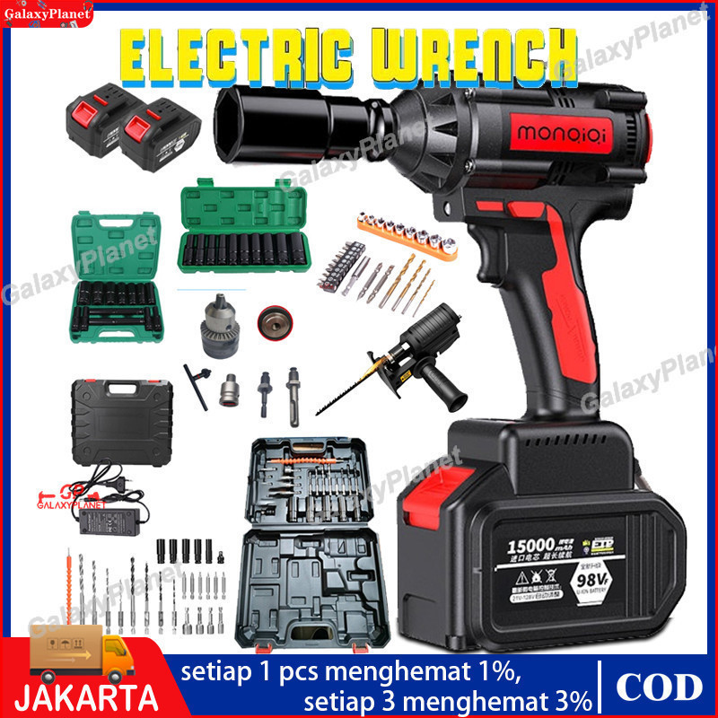 Jual lmpact wrench 98VF 560N.M 580N.M 550N.MCordless Impact wrench/cordless mesin pembuka baut ...