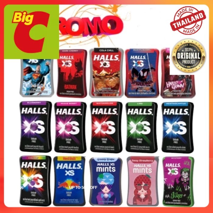 Jual HALLS XS SUGAR FREE CANDY ORIGINAL THAILAND | Shopee Indonesia