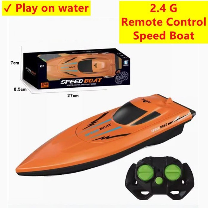Jual summer outdoor speed boat mainan kapal remot kontrol boat toys 2 ...