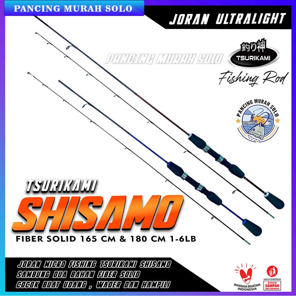 Jual Joran Pancing TSURIKAMI SHISAMO Ultralight ukuran 165cm dan 180cm ...