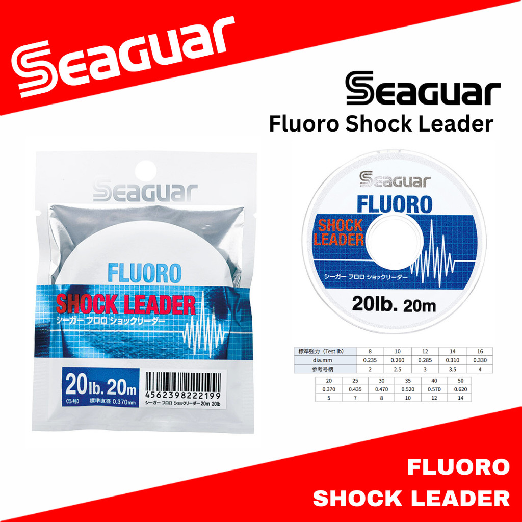 Jual Seaguar Fluorocarbon F Shock Leader Line | Shopee Indonesia
