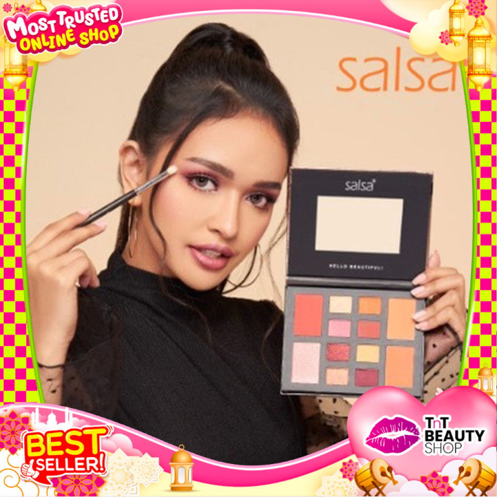 Jual SALSA Rhapsody Face Palette Eyeshadow - Palet Eyeshadow Blush On ...