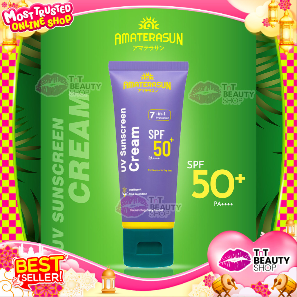 Jual Amaterasun UV Sunscreen Cream SPF 50+ PA++++ - 50gr | TnT Beauty Shop | Shopee Indonesia