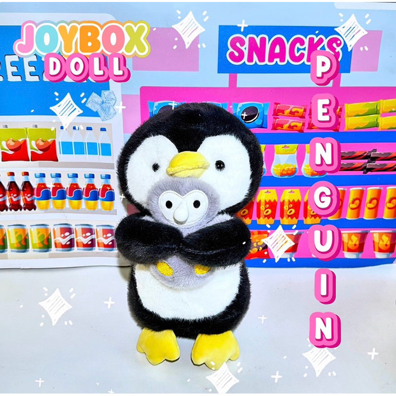Jual JOYBOX DOLL Boneka Penguin And Baby Plush Toy Mainan Penguin Mewah ...