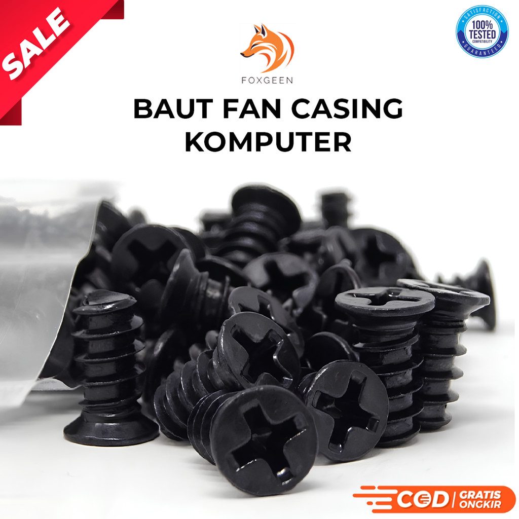 Jual BAUT FAN CASING KOMPUTER SEKRUP SCREW KIPAS CPU PC | Shopee Indonesia
