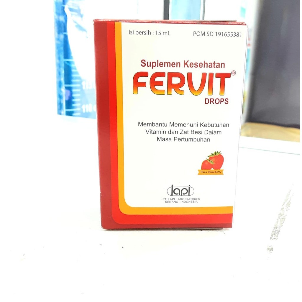 Jual Fervit Drops 15 ml - Merupakan suplemen makanan yang membantu ...