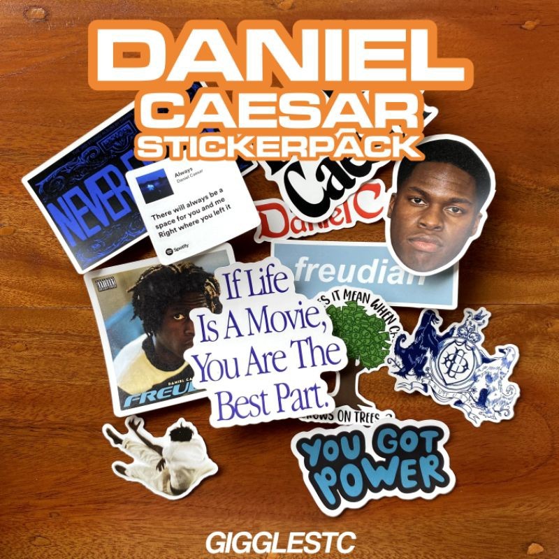 Jual Sticker DANIEL CAESAR Vynil Waterproof (Laminasi) | Shopee Indonesia