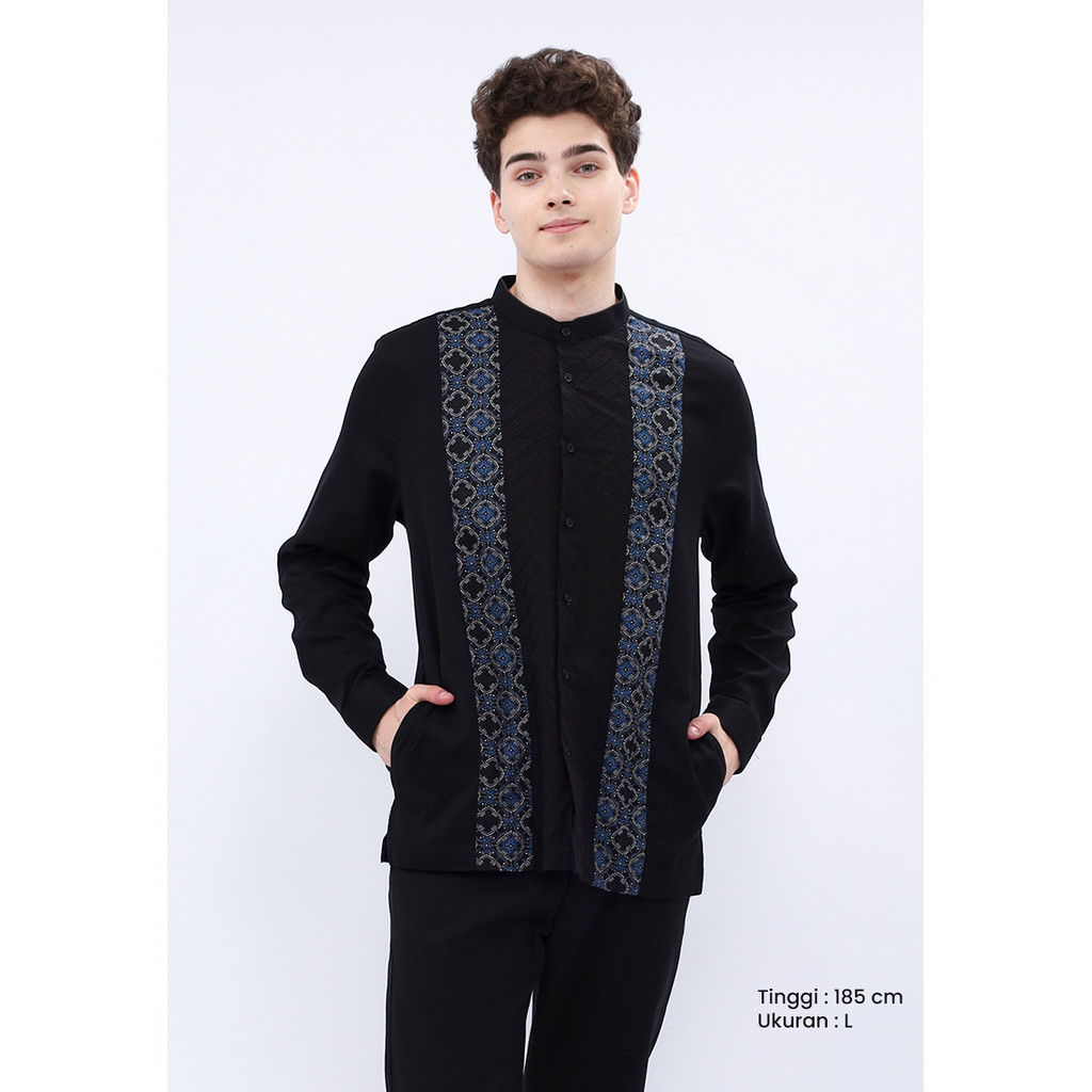 Jual MANZONE - Kemeja Koko Lengan Panjang Pria Innama Modern Fit ...