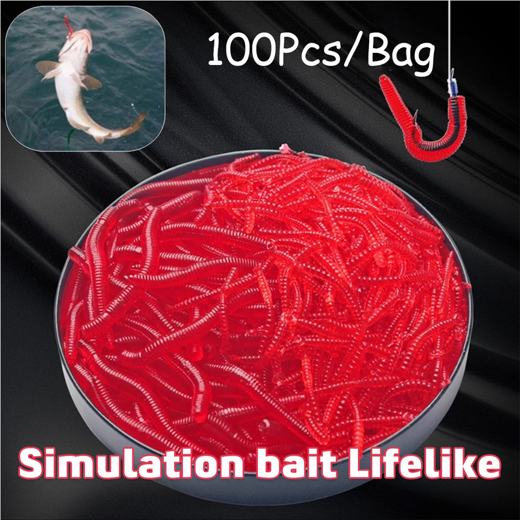 Jual Soft Lure Worm Umpan Cacing cacing buatan untuk mancing Soft Lure ...