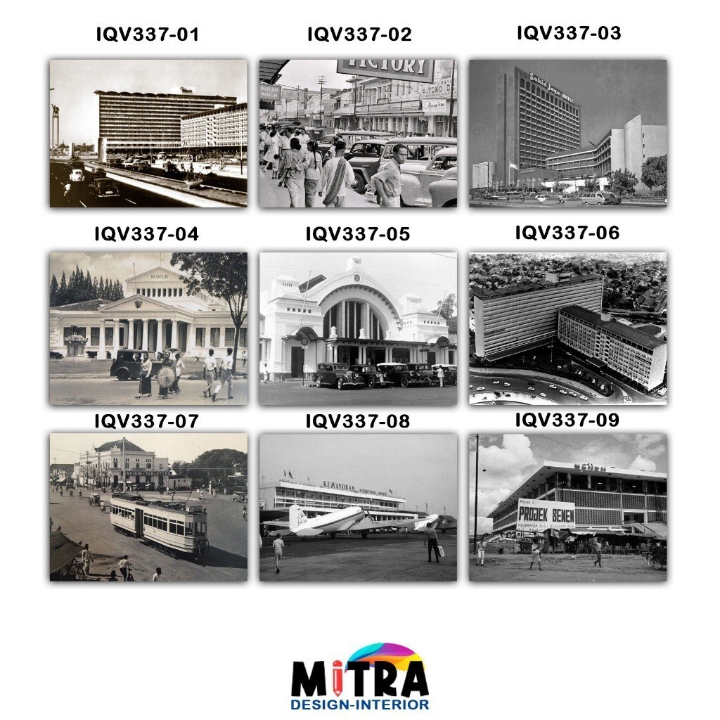 Jual Hiasan dinding Poster Jakarta Tempo dulu hiasan rumah makan Cafe ...