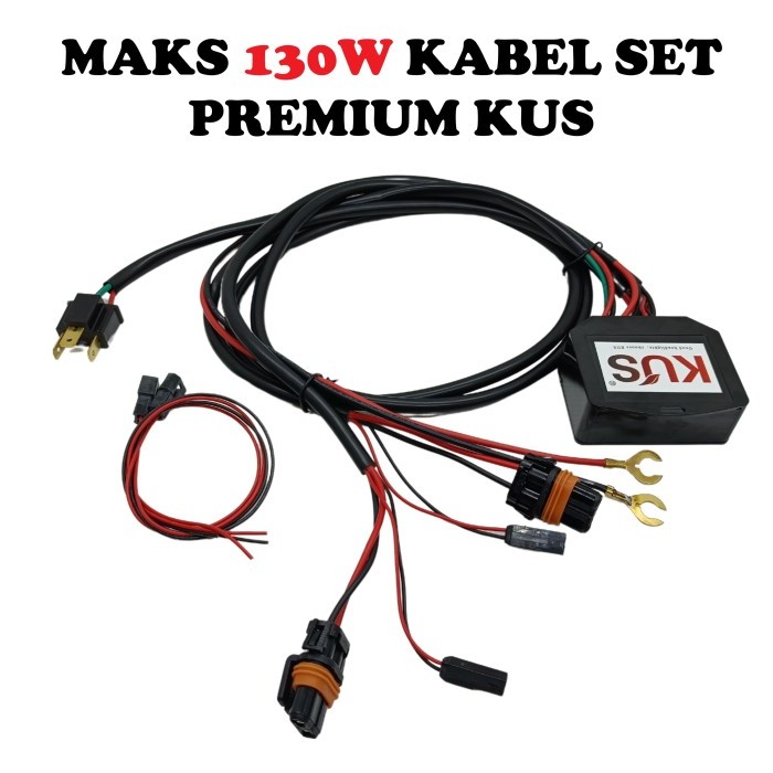Jual KABEL SET KUS 130W kabel set biled projie wiring projector premium ...