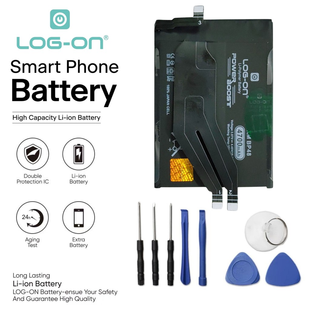Jual Baterai Log On BP48 Untuk Poco F4 GT / Redmi K50 Gaming BP-48 Fast ...