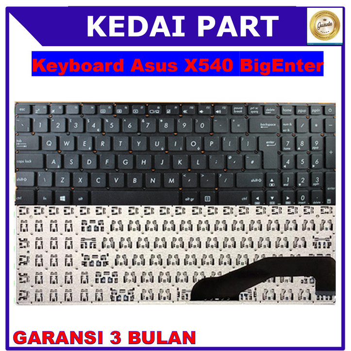 Jual Keyboard Asus X540 A540 A540L A540U D540 D540n F540 UK Big Enter | Shopee Indonesia