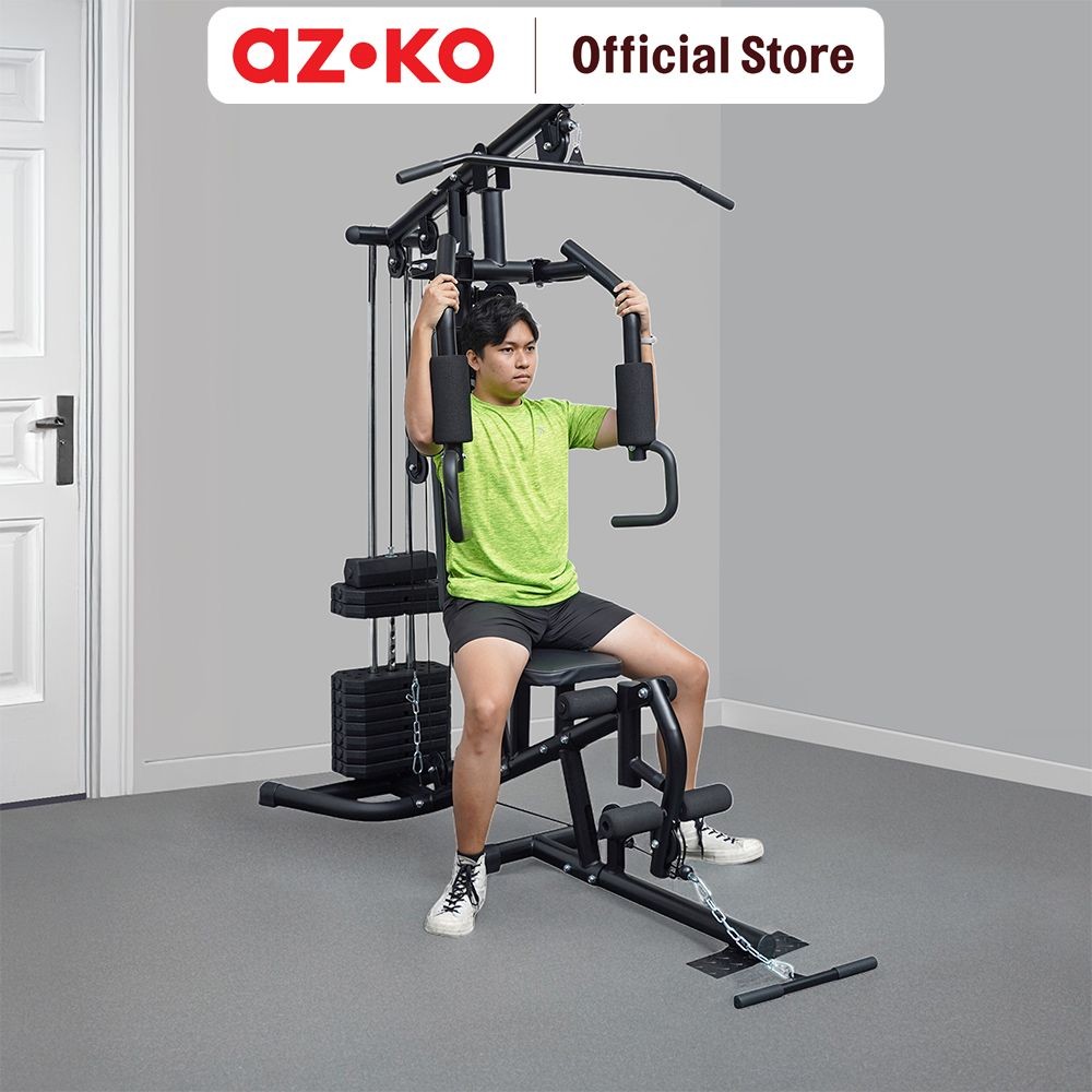 Jual AZKO Kinetic Multi Gym 60 Kg Hrgym80l 3col Alat Gym Aksesori ...