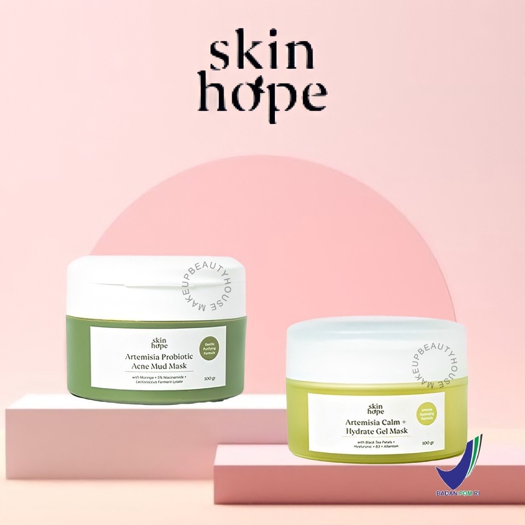 Jual SKINHOPE Artemisia Probiotic Acne Mud Mask 100gr | Calm + Hydrate ...