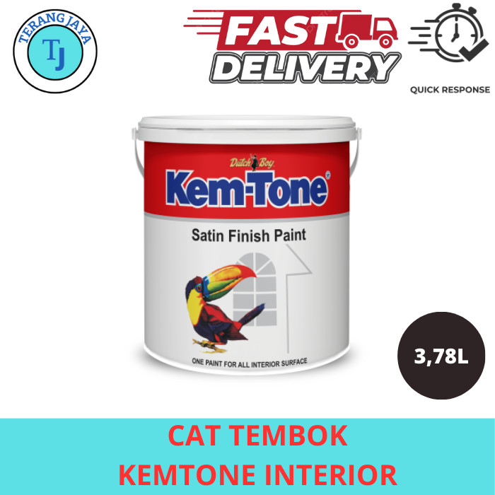 Jual Cat Tembok Dalam / Interior Kemtone Satin Finish Paint Tinting 3 ...