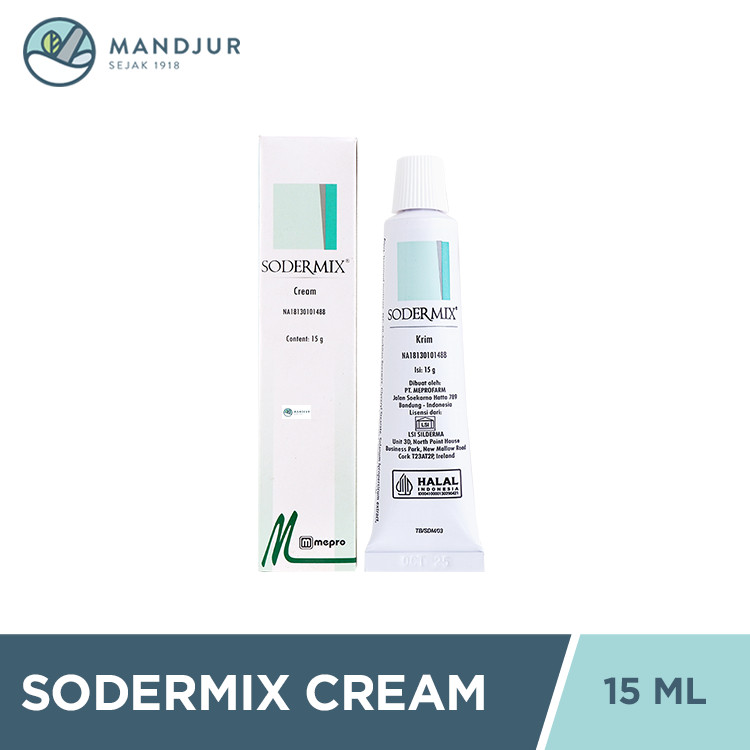 Jual Sodermix Cream 15 gr - Merawat Scar atau Bekas Luka | Shopee Indonesia