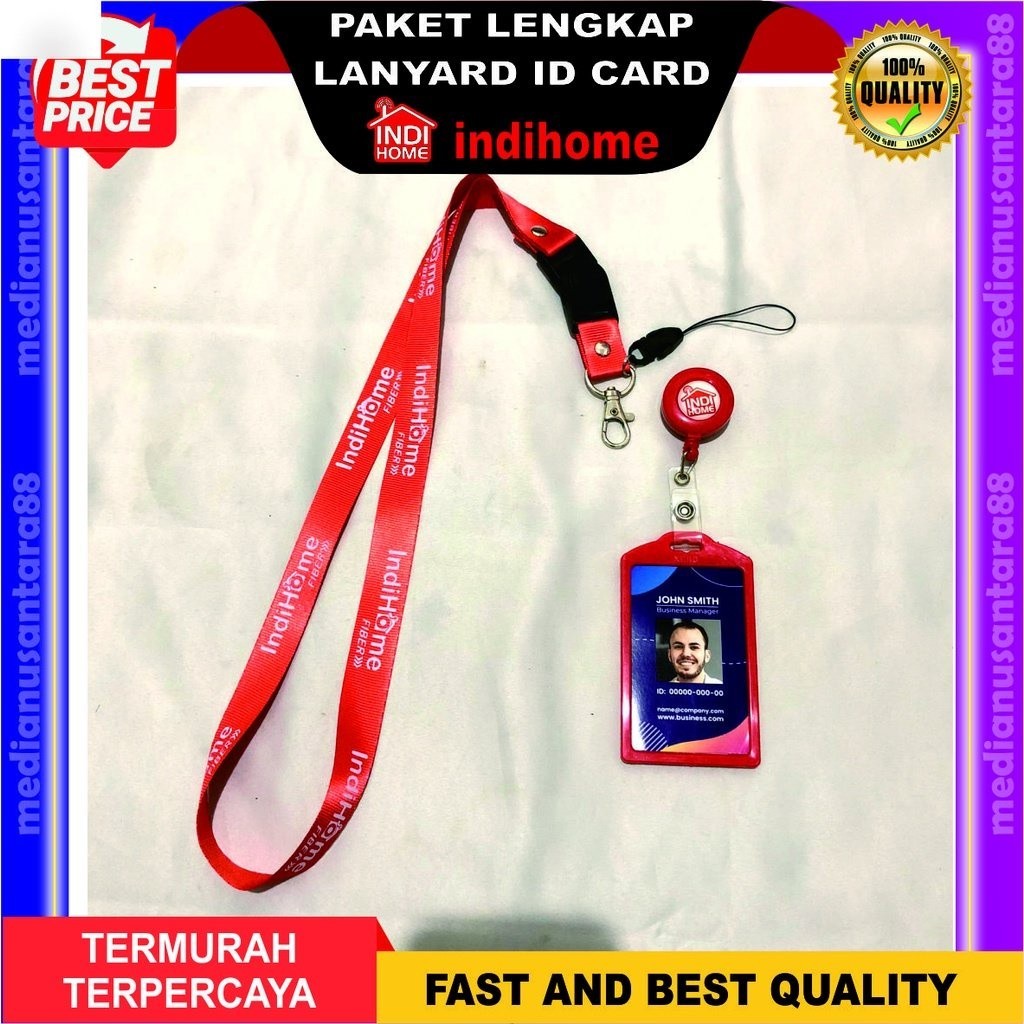 Jual Indihome LANYARD atau Tali gantungan Id card Paket murah | Shopee ...