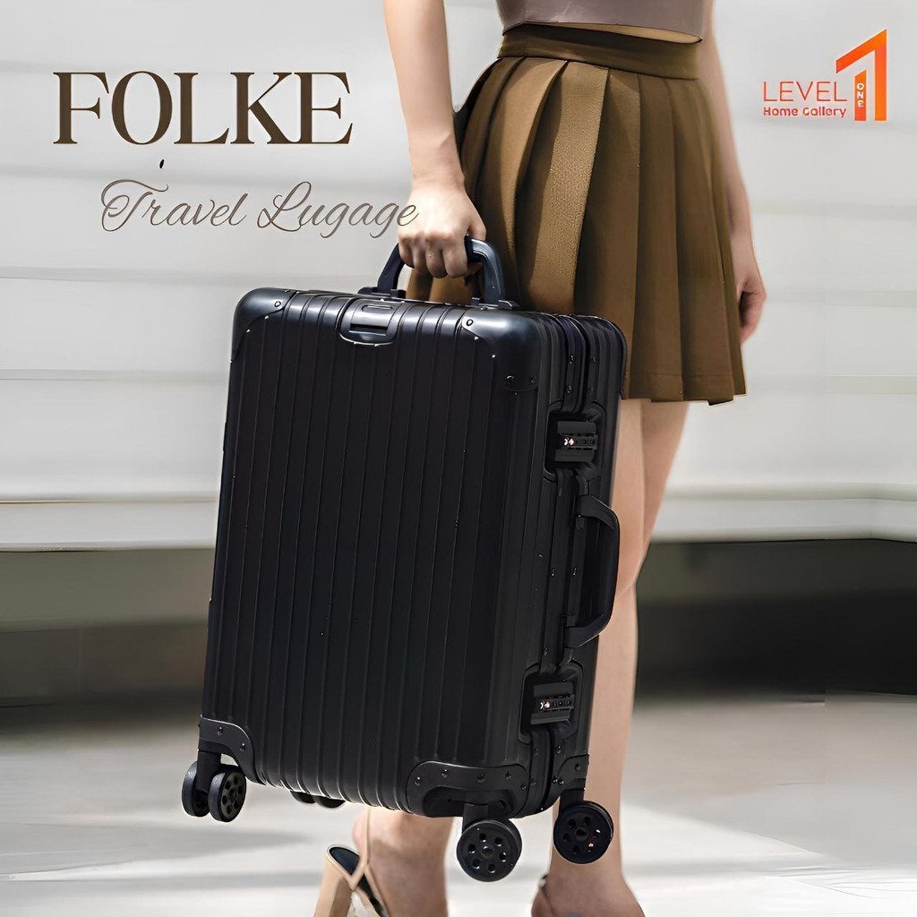 Jual Folke Travel Koper Luggage FULL ALUMINIUM Premium Quality TSA LOCK ...