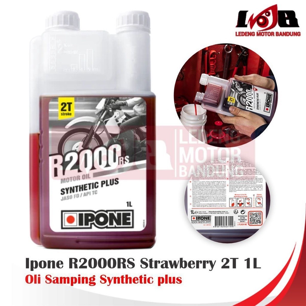 Jual SK65R Oil Samping IPONE Strawberry R2000 RS 2T Synthetic Plus ...
