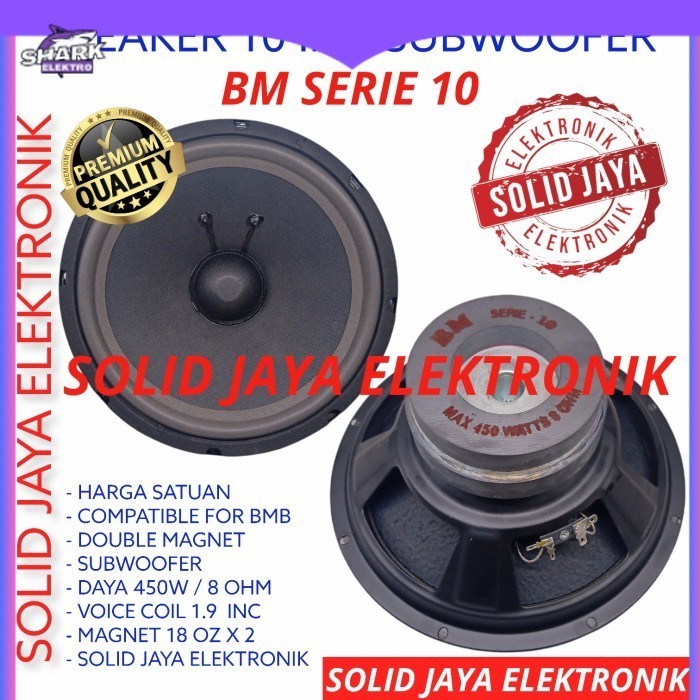 Jual SPEAKER BM 10 INC SUBWOOFER SUB WOOFER FOR BMB DOUBLE MAGNET IN INCH | Shopee Indonesia