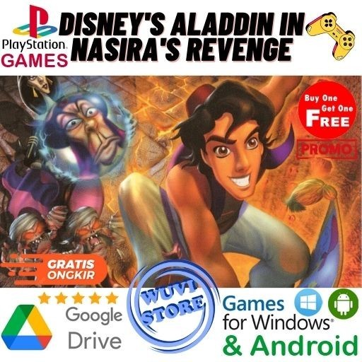 Jual Game PC Disney's Aladdin in Nasira's Revenge Emulator PS1 | Bisa ...