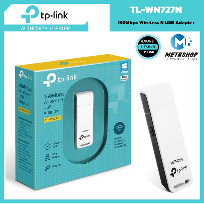 Jual TP-LINK TL-WN727N 150Mbps Wireless N USB Adapter | Shopee Indonesia