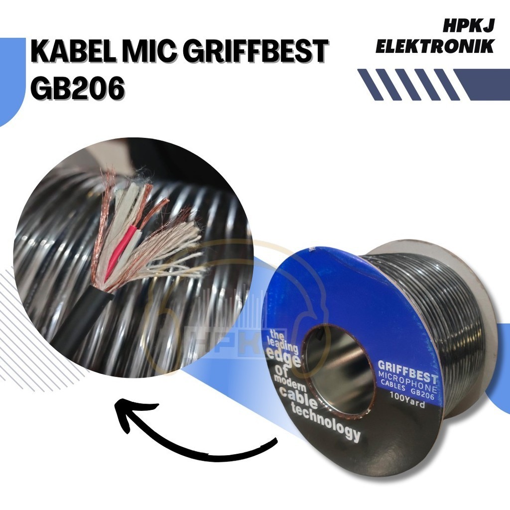 Jual KABEL MIC GRIFFBEST GB 206 Kaebl microphone grift best GB206 ...