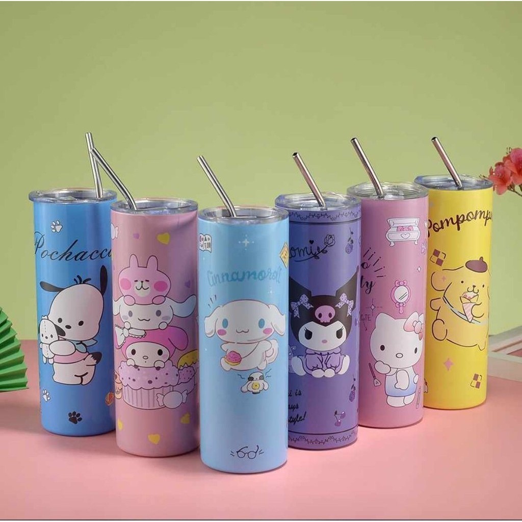 Jual Tumblr Minum Stainless Steel Karakter Sanrio I Tunblr MInum Geser ...