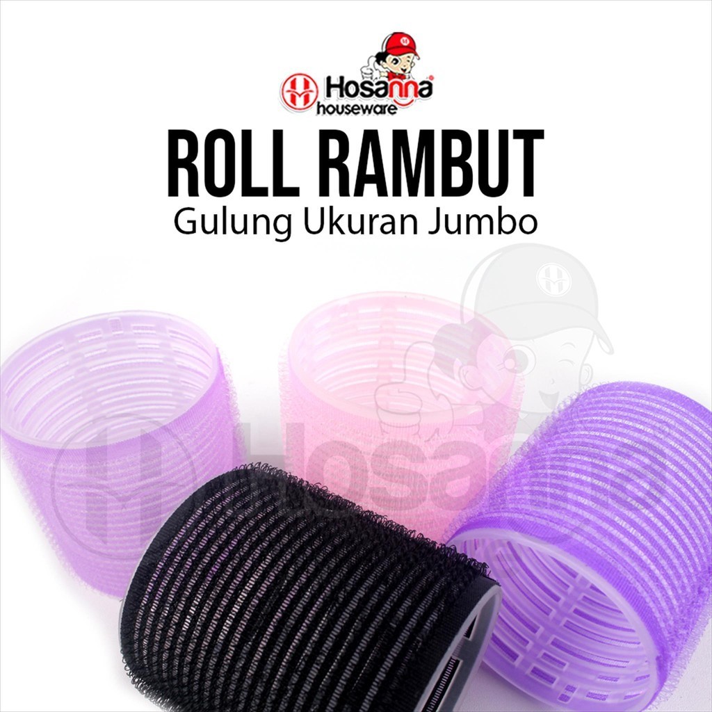 Jual Roll Rambut Poni Gulung / Hair Roller Jumbo | Shopee Indonesia