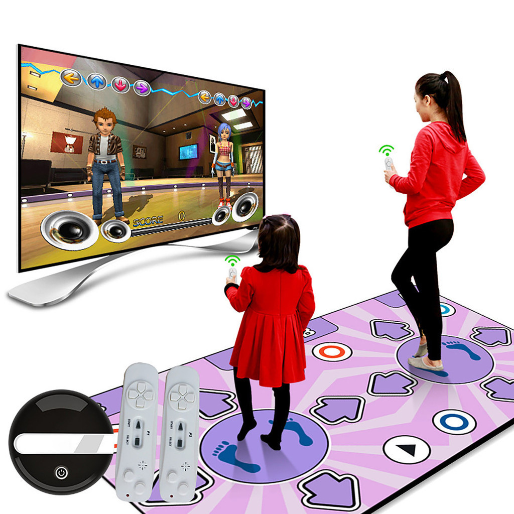 Jual New Non Slip Dancing Step Dance Mat Motion Sensing Wireless ...
