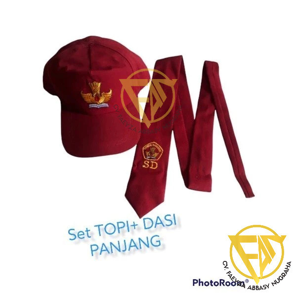 Jual Topi Sekolah SD Set TOPI +DASI SD Panjang | Shopee Indonesia