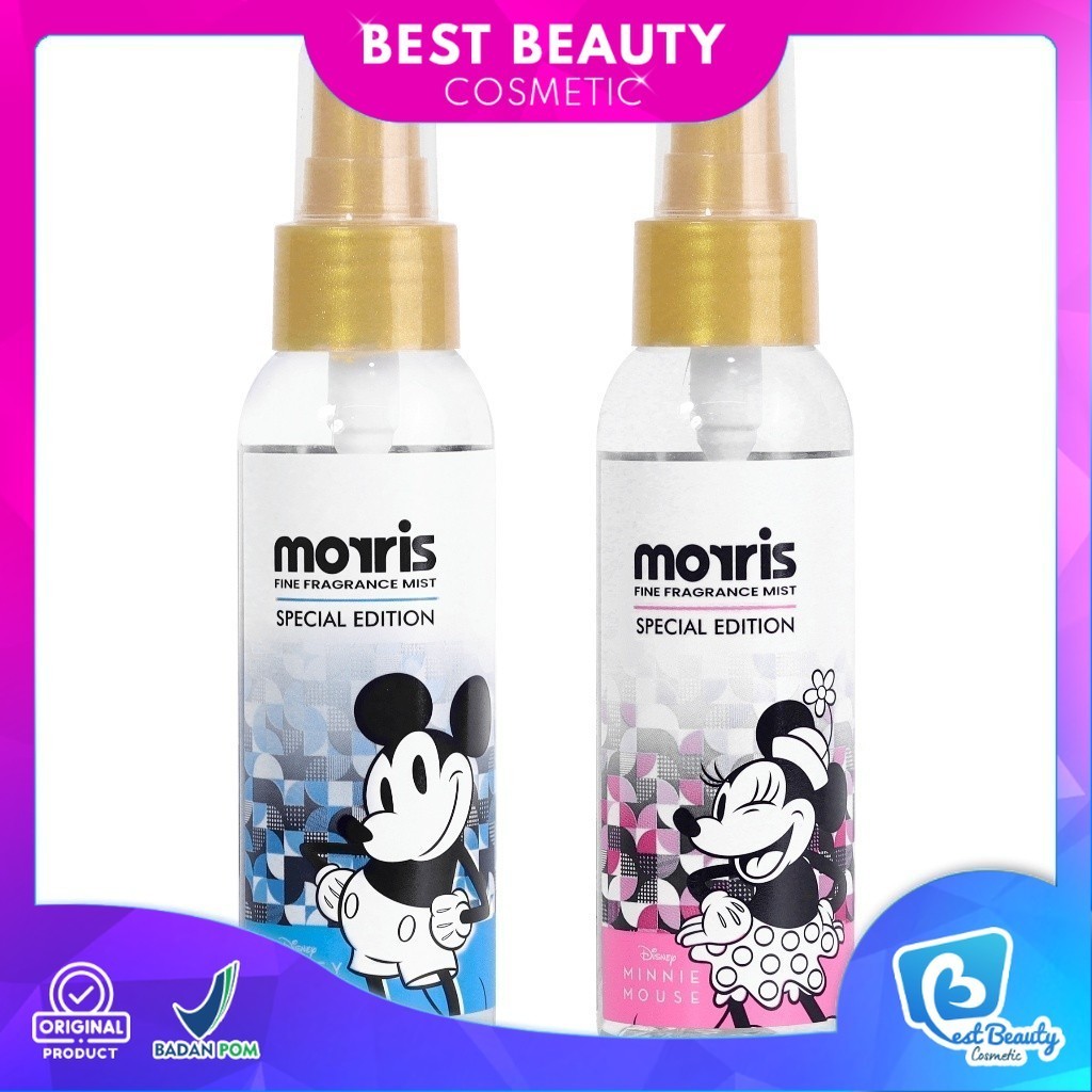 Jual Morris Micky & Minnie Mouse Fine Fragrance Mist 100ml | Best ...
