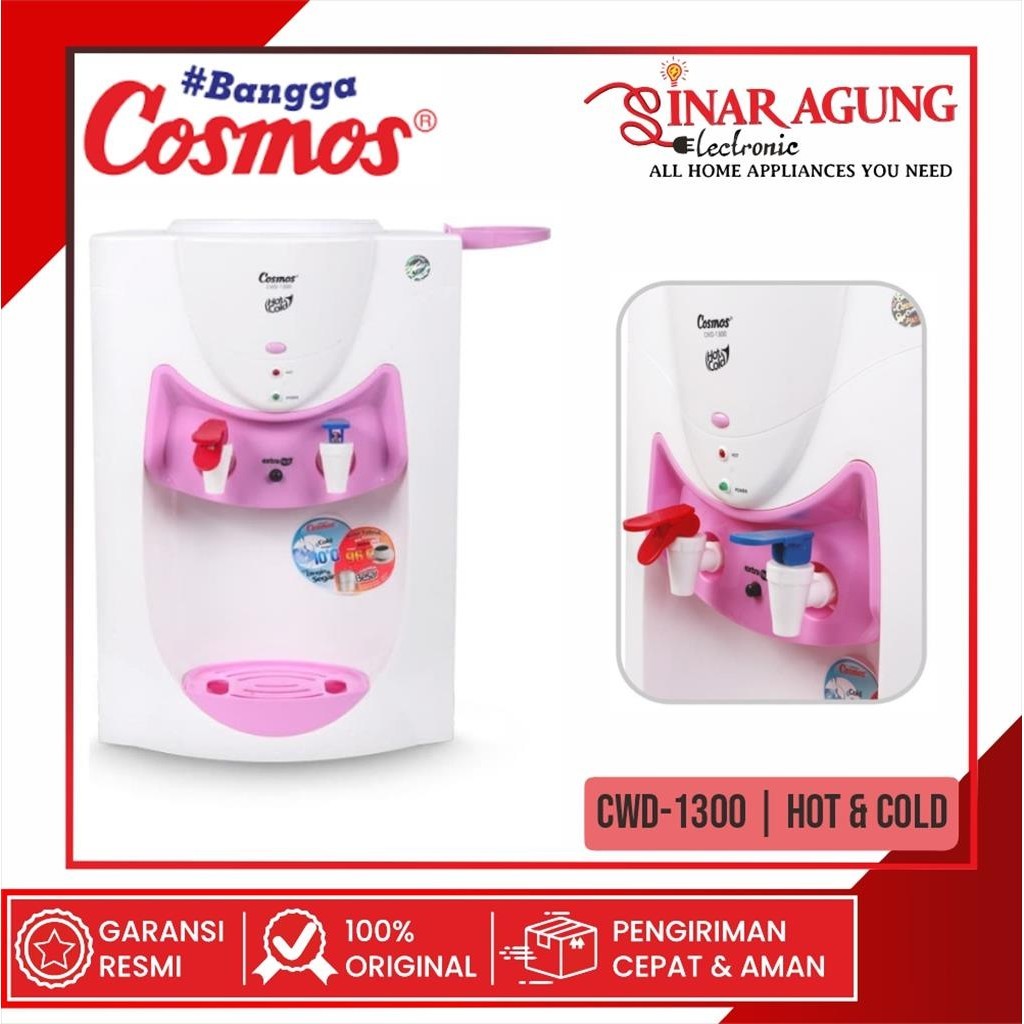 Jual COSMOS CWD1300 / CWD-1300 DISPENSER AIR NORMAL AND HOT - 100% ORI ...