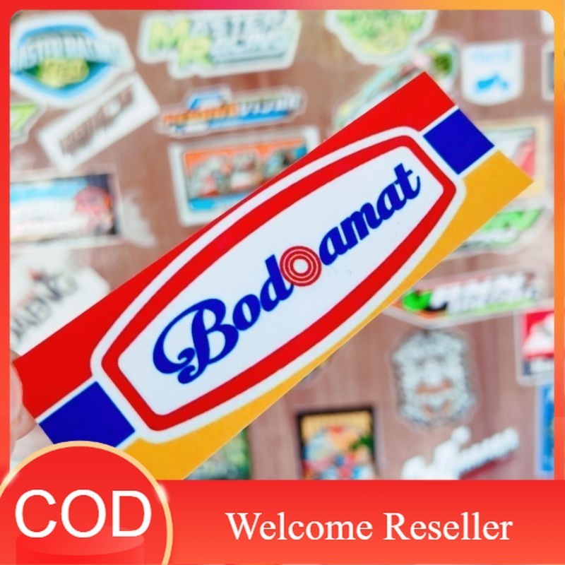 Jual JDM PROJECT - Stiker bodo amat ( indomart Kotak) | Shopee Indonesia