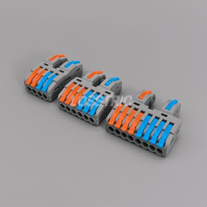 Jual Connector Compact Terminal Block Lever Cage Wire CMK-422-4/6/8 ...