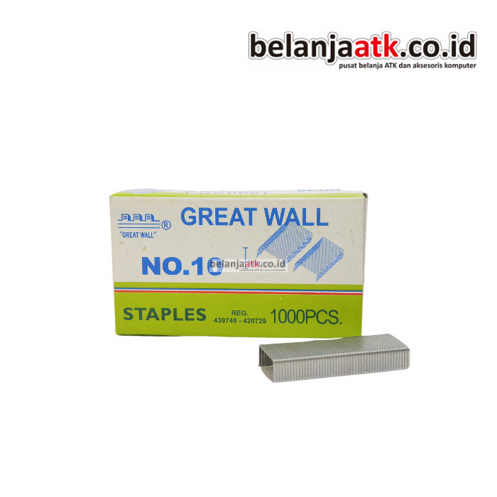 Jual Isi Staples Sedang Great Wall No. 10 (Refill/Isi Ulang Stapler ...