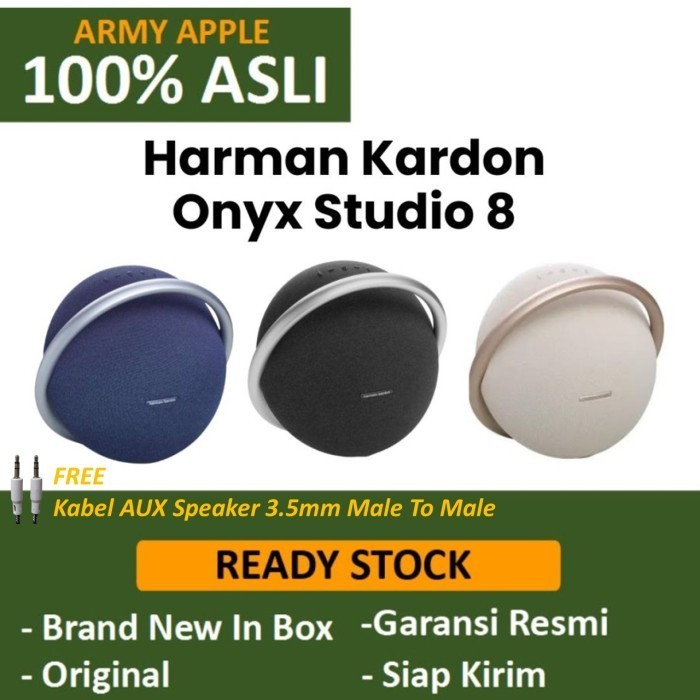Jual Harman Kardon Onyx Studio 8 Speaker Portable Bluetooth onyx 8 ...