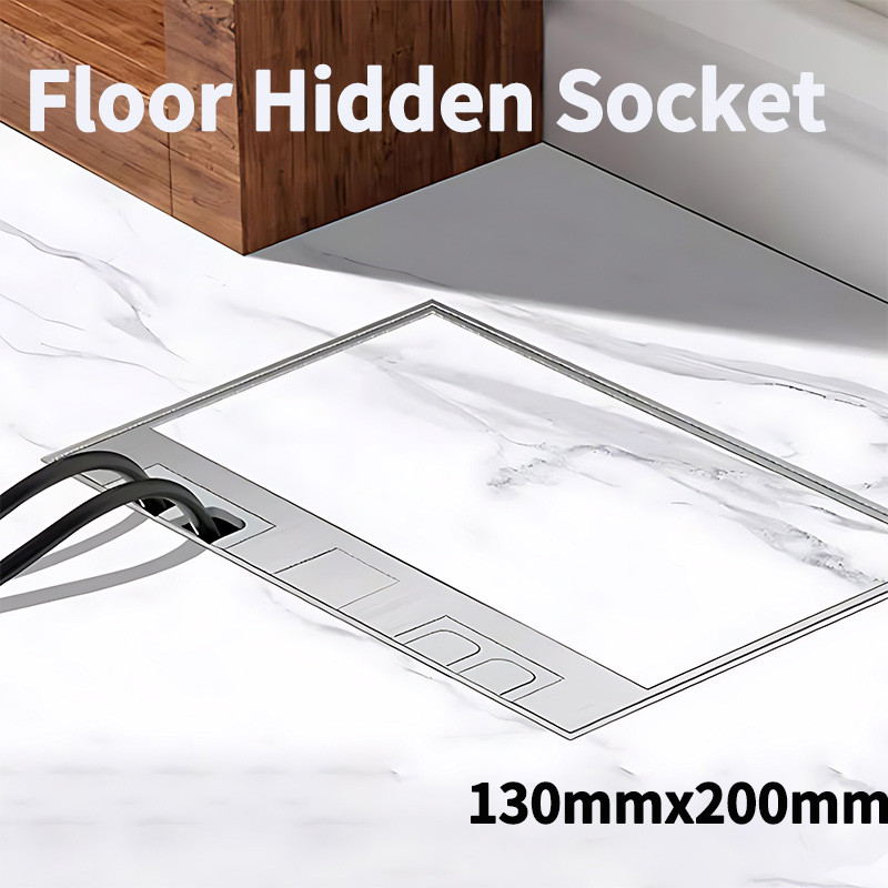 Jual Ultra-thin Embedded Invisible Floor Socket, Concealed 304 ...