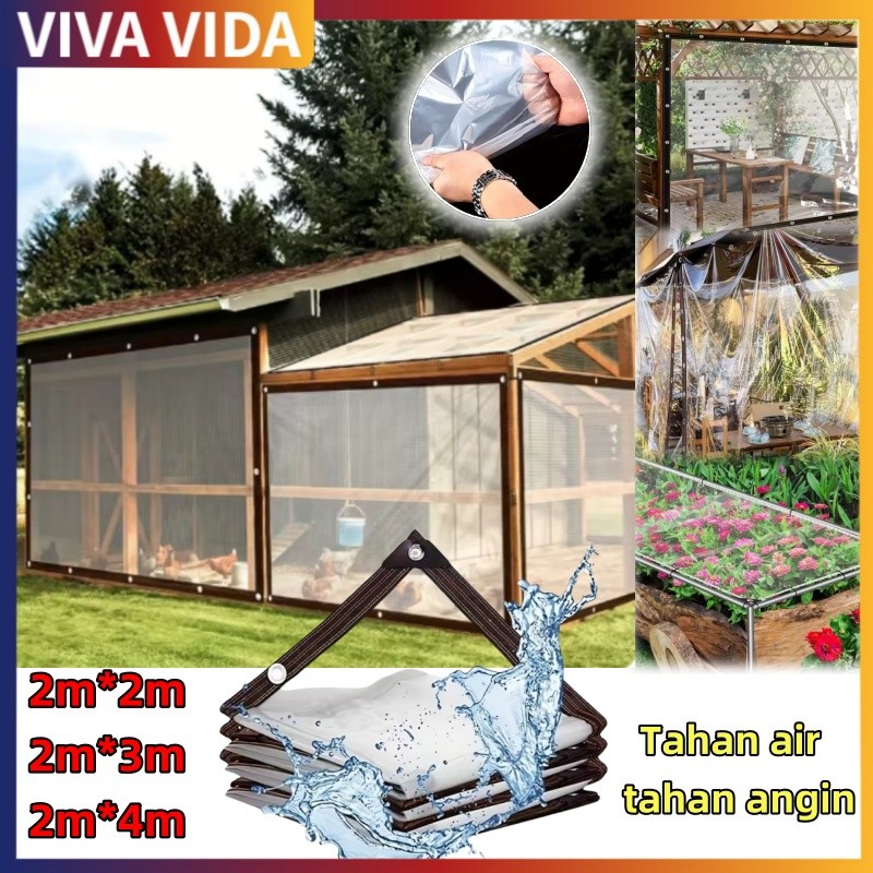 Jual Viva Terpal Plastik Bening /plastik UV House /tebal Plastik Bening ...