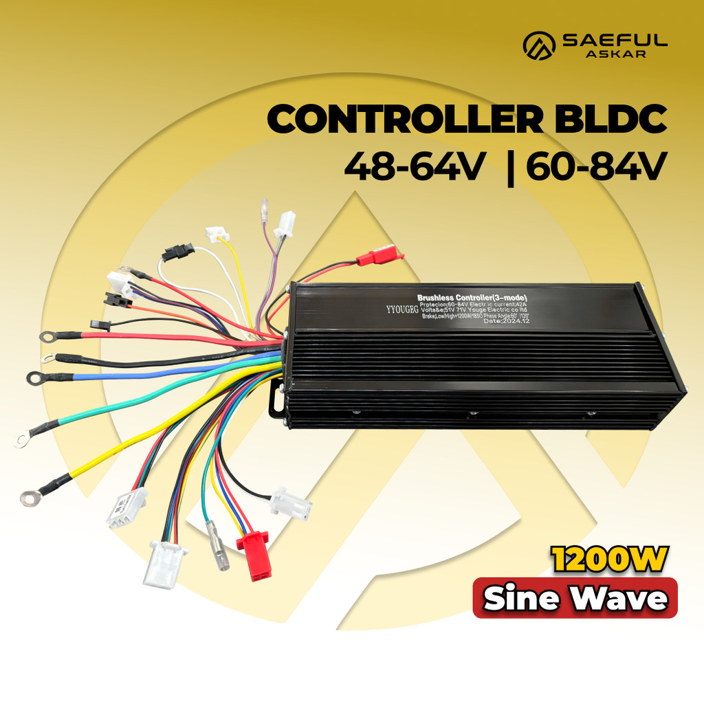 Jual Kontroler PREMIUM Sepeda Listrik Motor Elektrik Kontrol BLDC 36V ...