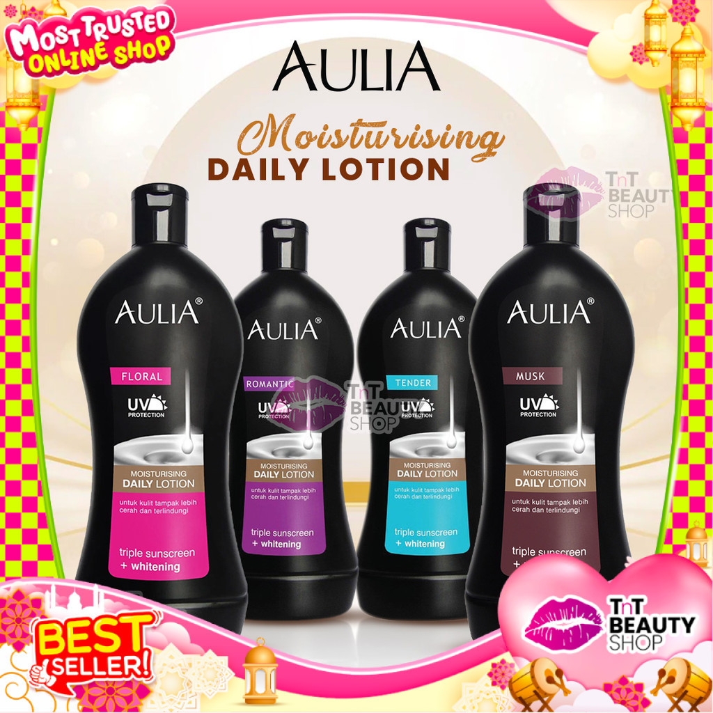 Jual AULIA Daily Lotion 500ml [ Hand body With UV Protection , Triple ...