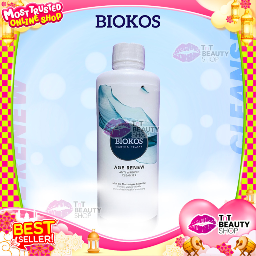 Jual BIOKOS Age Renew Anti Wrinkle Cleanser 460ml | SALON | TnT Beauty ...