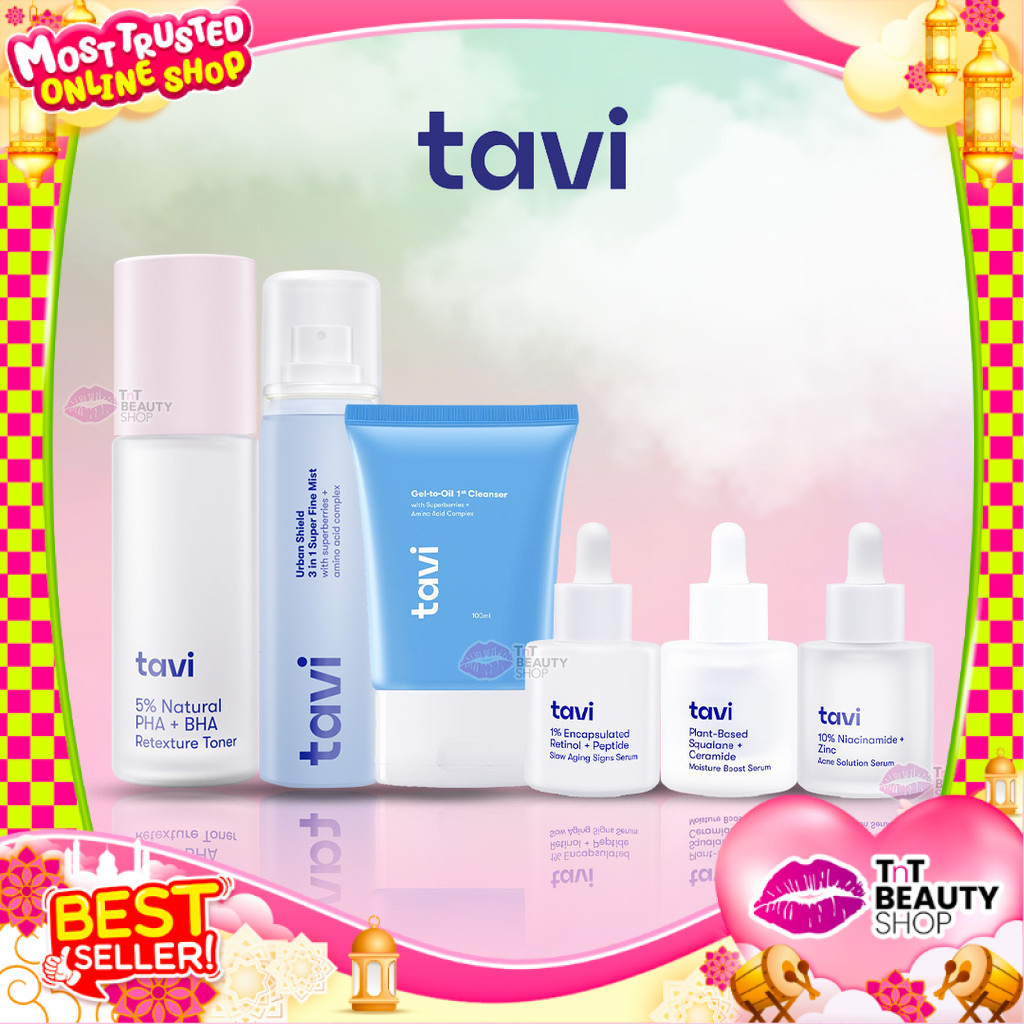 Jual TAVI SERIES | TAVI 5% Retexture Toner - TAVI 10% Acne Solution ...