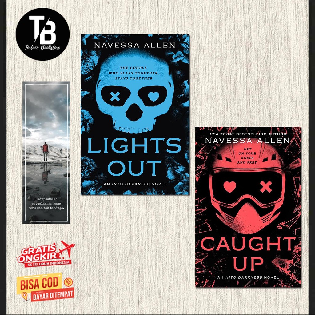 Jual Lights Out,Caught Up by Navessa Allen (2 book series English ...